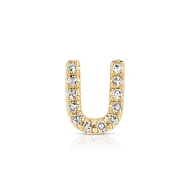 Alphabet U In Diamond
